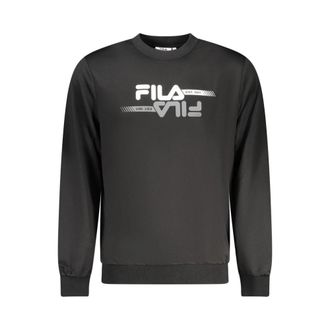 Fila Fila Schwarzes Polyester Herren Sweatshirt - - Sweatshirts & Hoodies - Herren - Schwarzk - L