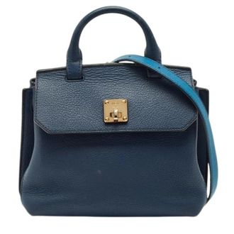 MCM Pre-owned Handbag - - Pre-owned - Damen - Blau - ONE SIZE