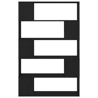 Generic Offene B&uuml;cherregale, Freistehend, Platzsparendes Aufbewahrungsregal aus Holzwerkstoff f&uuml;r B&uuml;cher, Dekoration und Medien (Schwarze Eiche)