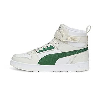 Puma Unisex Adults Fashion Shoes RBD GAME Trainers & Sneakers, PUMA WHITE-VINE-VAPOR GRAY-PUMA GOLD, 44.5