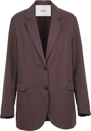 Jucca Femme, Vestes, Brun, Taille: 40 FR Giacca monopetto over