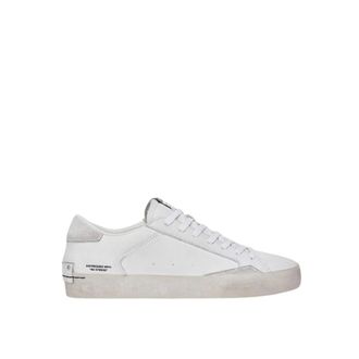 Crime London Homme, Chaussures, Blanc, Taille: 43 EU Distressed