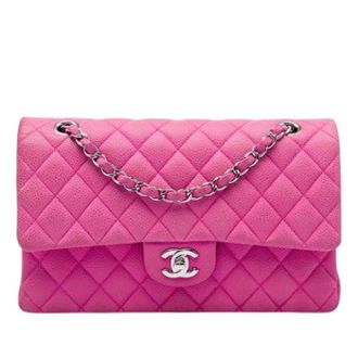 Chanel Pre-owned Vintage Double Flap Schultertasche - - Pre-owned - Damen - Rosa - ONE SIZE