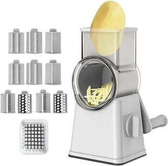 Generico Sghtil Romisco de fromage rotatif, broyeur &agrave; fromage | Fouet de cuisine pour fromage avec manche, chopper alimentaire multifonctionnel, coupe-l&eacute;gumes 