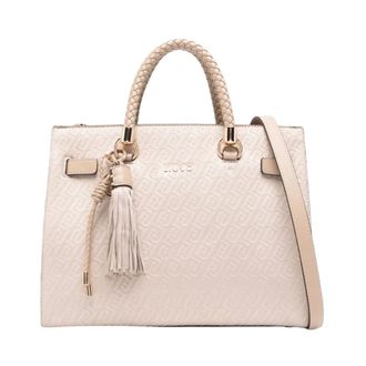 Liu Jo Femme, Sacs, Beige, Taille: ONE Size Natural Tote Bag