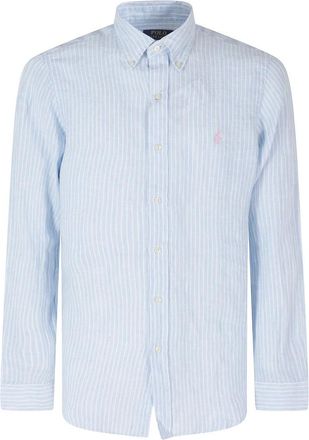 Polo Ralph Lauren Homme, Chemises, Bleu, Taille: XL Sport Shirt