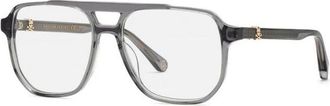 Philipp Plein Homme, Accessoires, Gris, Taille: 56 MM Vpp084V 09Mb Optical Frame