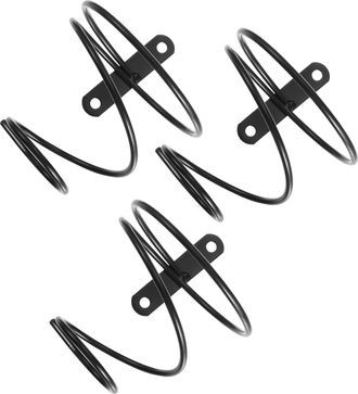 Cabilock 3 St&uuml;ck Teiliges Weinregal Wandmontage Spiralf&ouml;rmige Flaschenhalter Rotwein St&auml;nder Industrieller Stil Robust und Rostfrei f&uuml;r K&uuml;che Wohnzimmer Bar