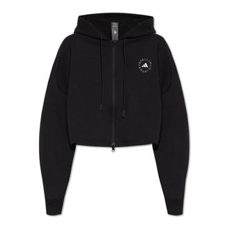 adidas by Stella McCartney Locker sitzender Hoodie - - Sweatshirts & Hoodies - Damen - Schwarzk - M