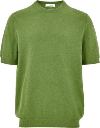 Gran Sasso Homme, Pulls, Vert, Taille: 3XL Maglia Mezza Manica Effetto Tricots