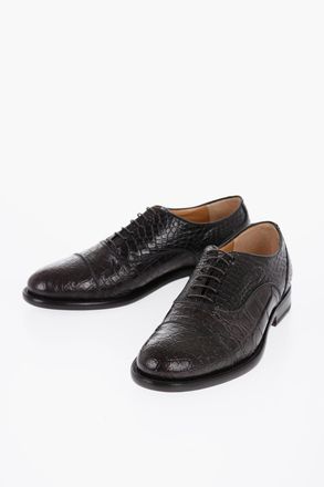 Corneliani Oxford-Schuhe aus Krokodilleder Corneliani