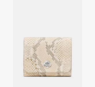 Kate Spade New York Kayla Snake Portemonnaie Mit L-Rei&szlig;verschluss Und Umschlag, Klein