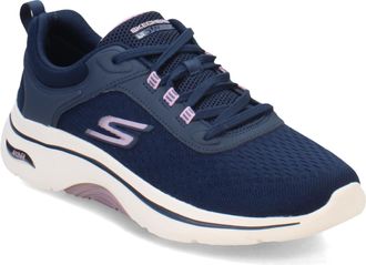 Skechers Go Walk Arch Fit 2.0 Balin Sneaker für Damen, Marineblau/Lavendel, 37.5 EU