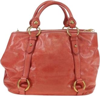 Miu Miu Pre-owned Leder Handtasche - - Pre-owned - Damen - Rosa - ONE SIZE