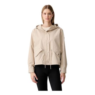 DKNY Kapuzenjacke mit Kordelzug - - Jackets - Damen - Beige - XL