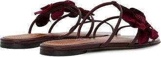 Zimmermann Orchid Sandals - Burgundy