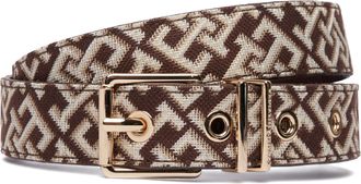 Tommy Hilfiger G&uuml;rtel Tommy Hilfiger Th Square 2.5 Jacquard AW0AW18894 Braun