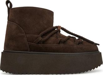 INUIKII Schneeschuhe Classic Low Platform 1001.006.0012 Dunkelbraun