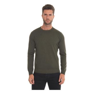 Hindustrie Kaschmir-Mix Slim Fit Pullover - - Knitwear - Herren - Gr&uuml;n - 4XL