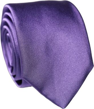 Dolce & Gabbana Homme, Accessoires, Violet, Taille: ONE Size Cravate