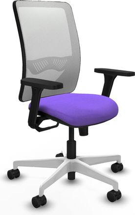 Piqueras y Crespo Einfacher Schreibtischstuhl Zulema mit 3D-Armlehnen, h&ouml;henverstellbare Lendenwirbelst&uuml;tze, ausgestattet mit Sincro 3-Positionen und Schneideschaum, We