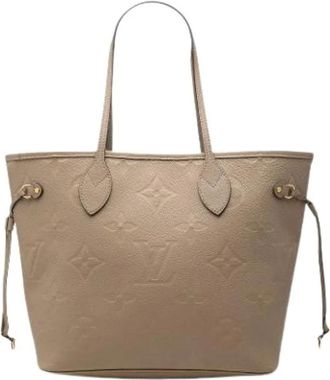 Louis Vuitton Sac cabas Neverfull Pre-owned - Femme - Pre-owned - Beige - Taille: ONE Size