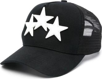 Amiri Homme, Accessoires, Noir, Taille: ONE Size 3 Star Trucker Hat