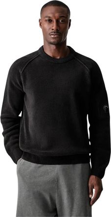 C.P. Company Rundhals-Strickware - - Knitwear - Herren - Schwarzk - L