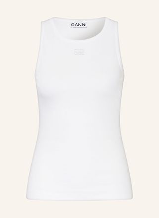 Ganni Top weiss