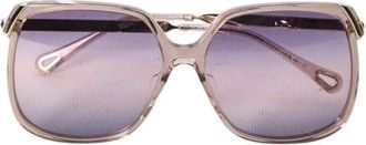 Chlo&eacute; Lunettes de soleil carr&eacute;es Ch0286S - Femme - Accessoires - Brun - Taille: 60 MM