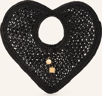 Jacquemus Jacquemus Handtasche Le Spiaggia Coeur schwarz