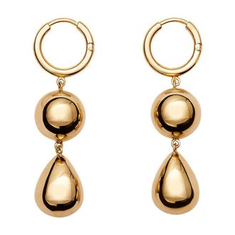 LI&Eacute; STUDIO The Cathrine Ohrringe - - Accessories - Damen - Gelb - ONE SIZE