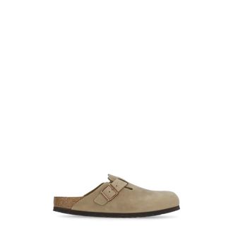 Birkenstock Hausschuhe aus Leder- runde Zehenkappe - - Shoes - Herren - Beige - 39 EU