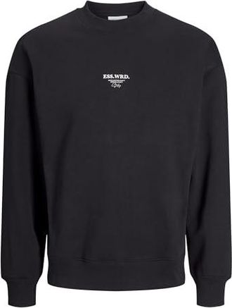 Jack & Jones Jjeurban Edge Studio Sweat Crew Noos Maillot de surv&ecirc;tement, Noir, XS Homme