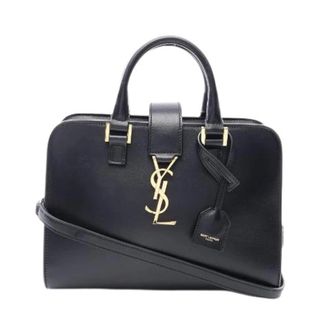 Saint Laurent Pre-owned Baby Monogram Cabas 2way Leather Handbag - - Pre-owned - Damen - Schwarzk - ONE SIZE