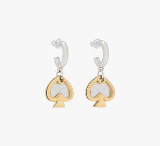 Kate Spade New York Statement Kleine Creolen Mit Pik-Anh&auml;nger