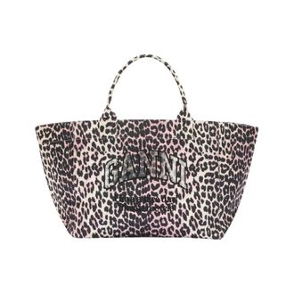 Ganni Femme, Sacs, Multicolore, Taille: ONE Size Leopard Sequin XXL Tote