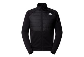 The North Face Fleecejacke M REAXION 2.0 FLEECE HYBRID FULL ZIP JAC sportlicher Stil, leichte Synthetik-Isolierung, mit Rei&szlig;verschluss