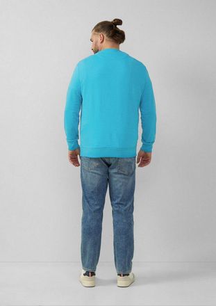 s.Oliver Sweatshirt Sweatshirt Sweatshirt mit Label-Stickerei