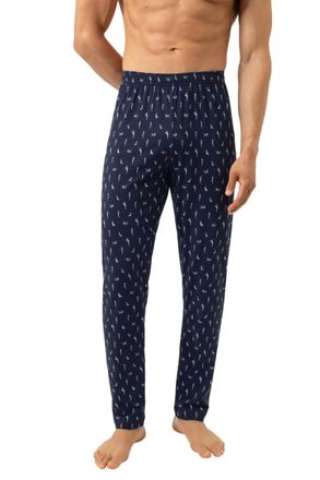 Mey Nachtw&auml;sche Serie Pin Up Doll Herren Homewear Hosen Yacht Blue (L)