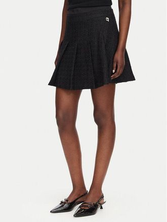 Karl Lagerfeld Minirock B3W12021 Schwarz A-Line Fit