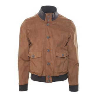 Gran Sasso Homme, Vestes, Brun, Taille: XL Bomber Jacket