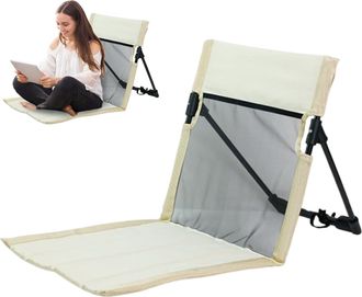 Generico Klappstuhl | Stuhl mit R&uuml;ckenlehne | tragbarer Hocker mit Aufbewahrungstasche f&uuml;r Wanderungen