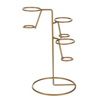 Healifty Eiscremest&auml;nder aus Eisen Stabiler Kegelhalter mit 7 Runden &Ouml;ffnungen Einfacher Eist&uuml;tenst&auml;nder f&uuml;r Party und Dessert