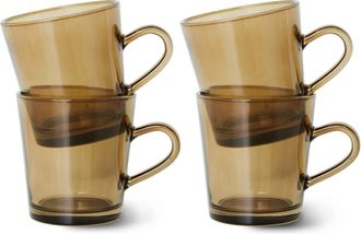 HKliving Tasses à café 70s - Set de 4 HKliving