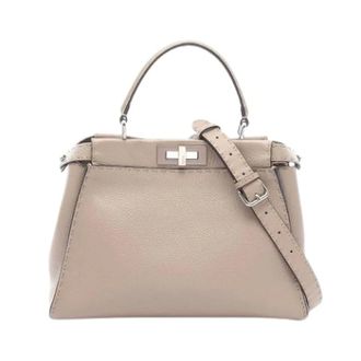 Fendi Sac &agrave; main vintage Pre-owned - Femme - Pre-owned - Beige - Taille: ONE Size