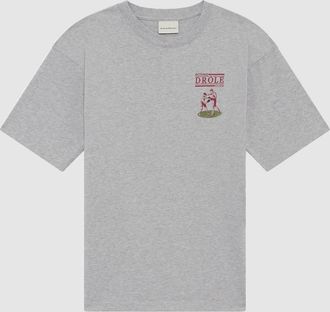 Dr&ocirc;le de Monsieur T-Shirt Dr&ocirc;le Boxers Heather Grey