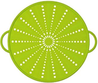 Emsa 514559 Spritzschutz, Ø 21 cm, Silikon, Anthrazit, Smart Kitchen