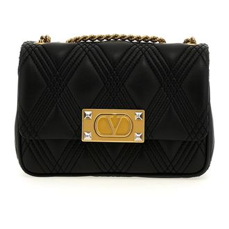 Valentino Garavani Quiltie 67 Kleine Schultertasche - - Bags - Damen - Schwarzk - ONE SIZE