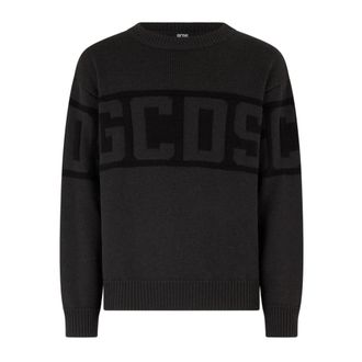 GCDS Logo Pullover - - Sweatshirts & Hoodies - Damen - Grau - XL